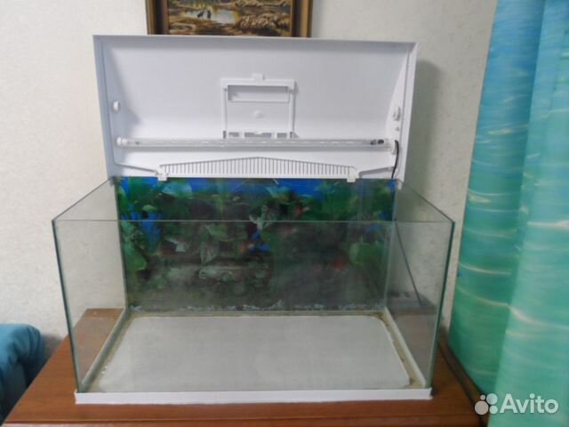 Аквариум aquael leddy SET 75 белый (105л) 75х35х40