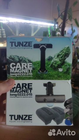 Магнитный скребок для стекол аквариума Tunze Long